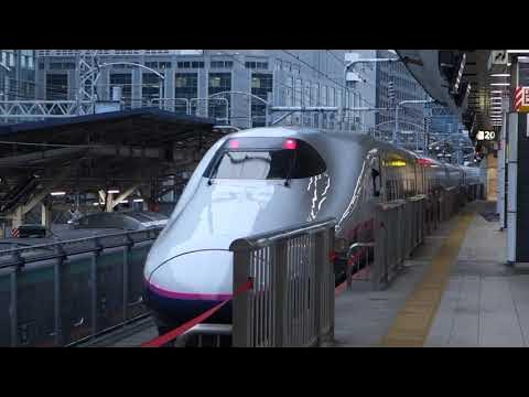 E3系2000番台L72編成＆E2系1000番台J62編成 つばさ127号山形行＆やまびこ127号仙台行 東京駅発車 ・ E7系F29編成 とき300号東京行 東京駅到着 - YouTube