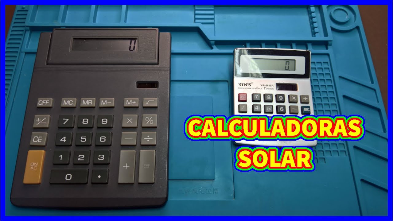 🌷 REPARE esas CALCULADORAS SOLAR 🌷 E0186 - YouTube