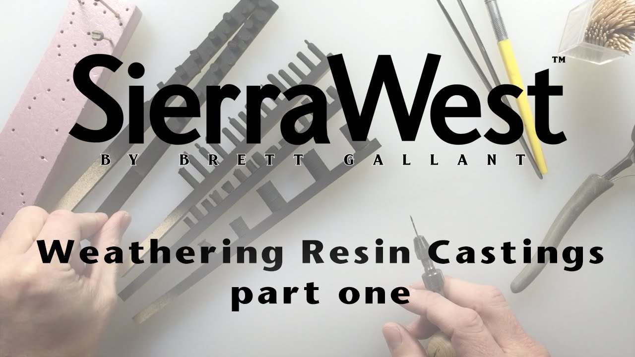 Weathering SierraWest Resin Castings Part One - YouTube