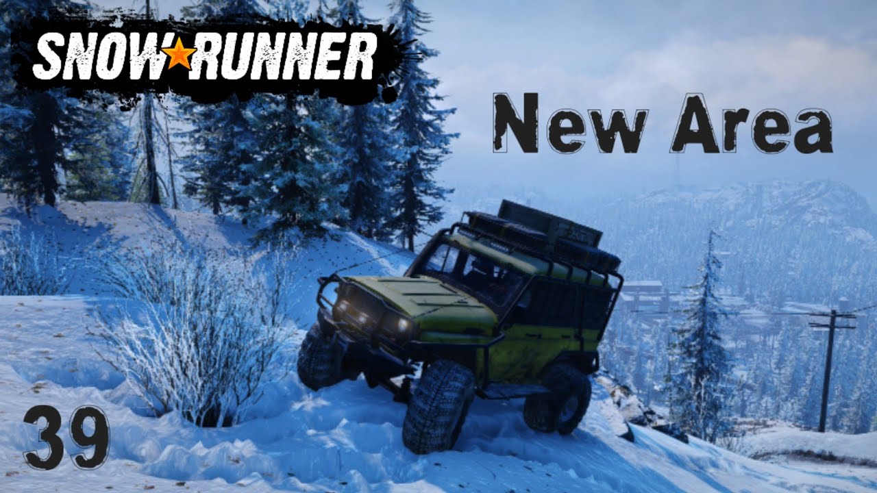 Snow Runner (Bölüm39( Mountain River,Alaska) Bölgeyi Keşfediyoruz # ...