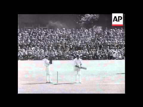 Oval Test Match Commences - YouTube