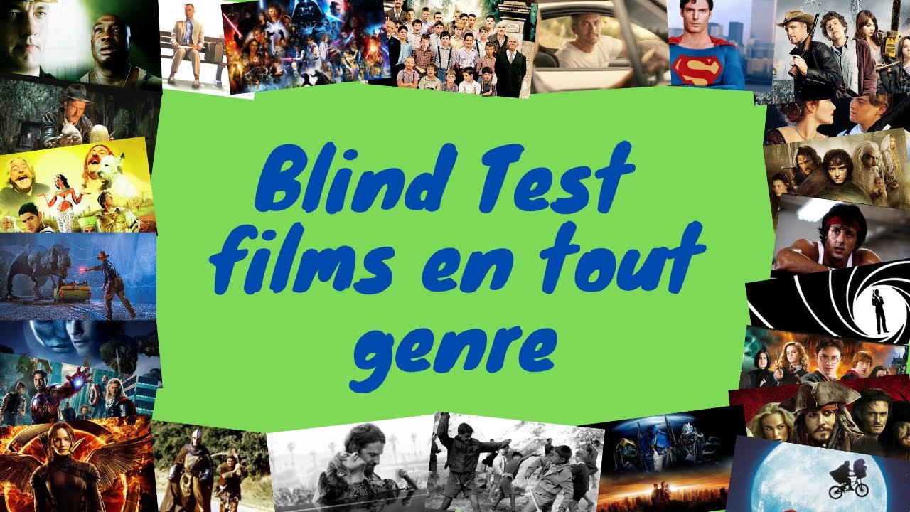 BLIND TEST FILMS TOUT GENRE (30 extraits de films populaires) - YouTube