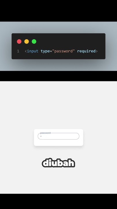 sytax input dasar pada html - belajar html dasar - YouTube