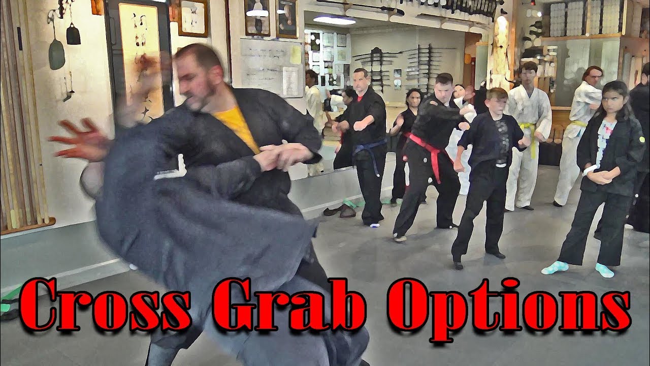 Cross Wrist Grab Self Defense Options - YouTube