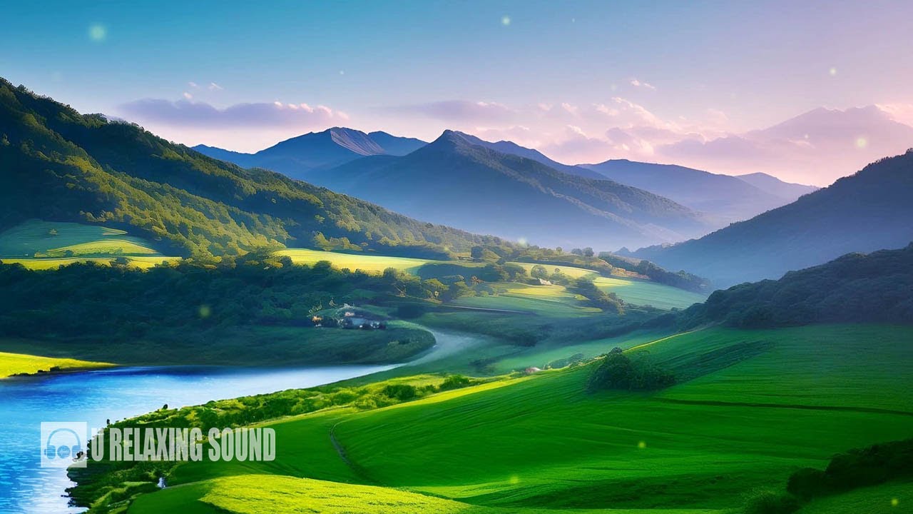 Wind with beautiful nature sound for relaxing - YouTube