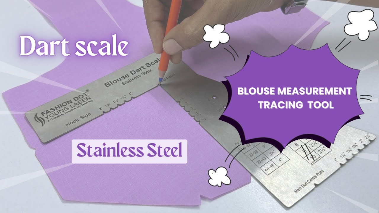 How To Use Dart Scale|Link in description👇🏻|Now blouse tracing made ...