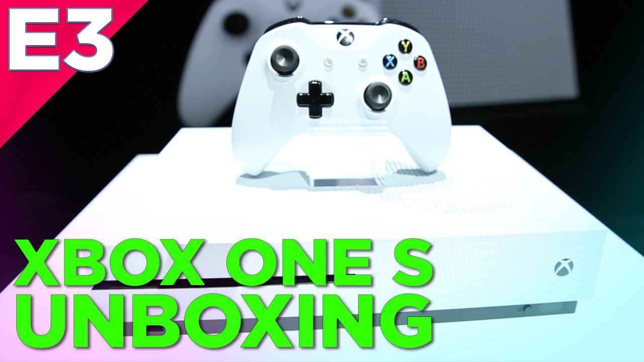 Xbox One S Unboxing and XBOX SCORPIO Interview @ E3 2016 - YouTube