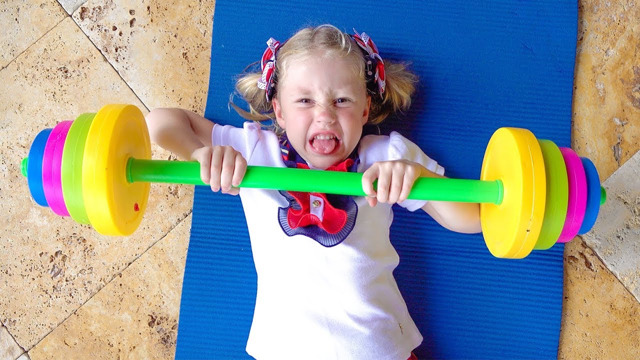 Stacy and educational song about the first day at school - YouTube