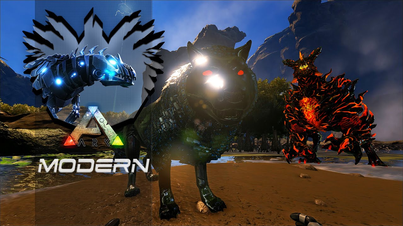 ARK Mods The Center T2EP65 - Bionic DireWolf & Bionic Argentavis! - YouTube