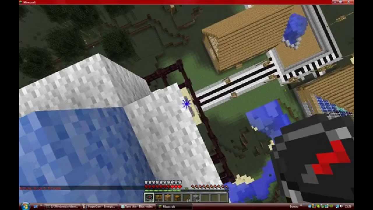 Comment faire un levier dans Minecraft - YouTube