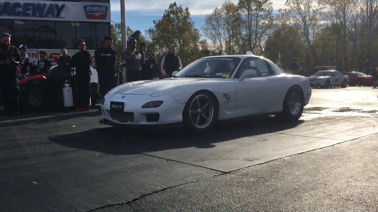 9 Second FD RX7 Rotary Burnout at Haltech World Cup Finals 2016 - YouTube