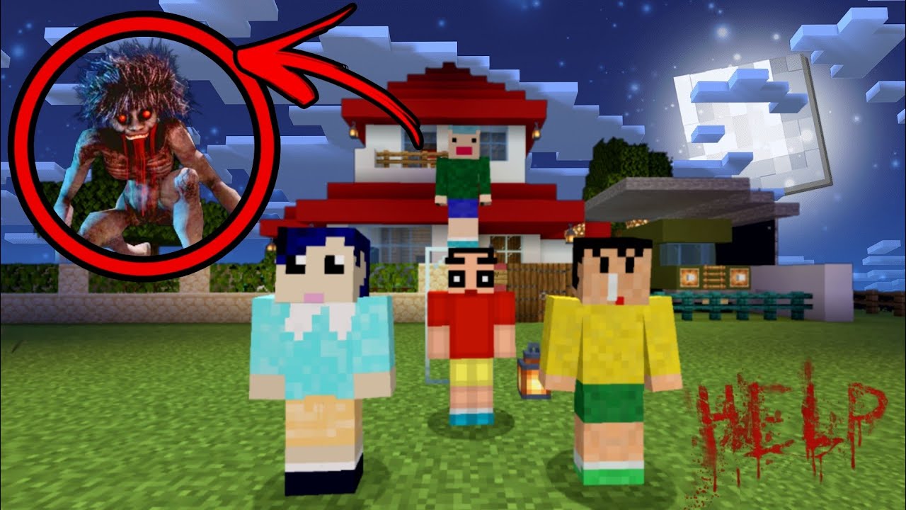 BOO😱Kidnapped In Minecraft SHINCHAN And MASAO In Problem😨 - YouTube