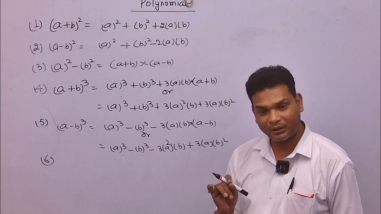 CLASS 9 POLYNOMIAL FORMULA BASIC CONCEPTS - YouTube