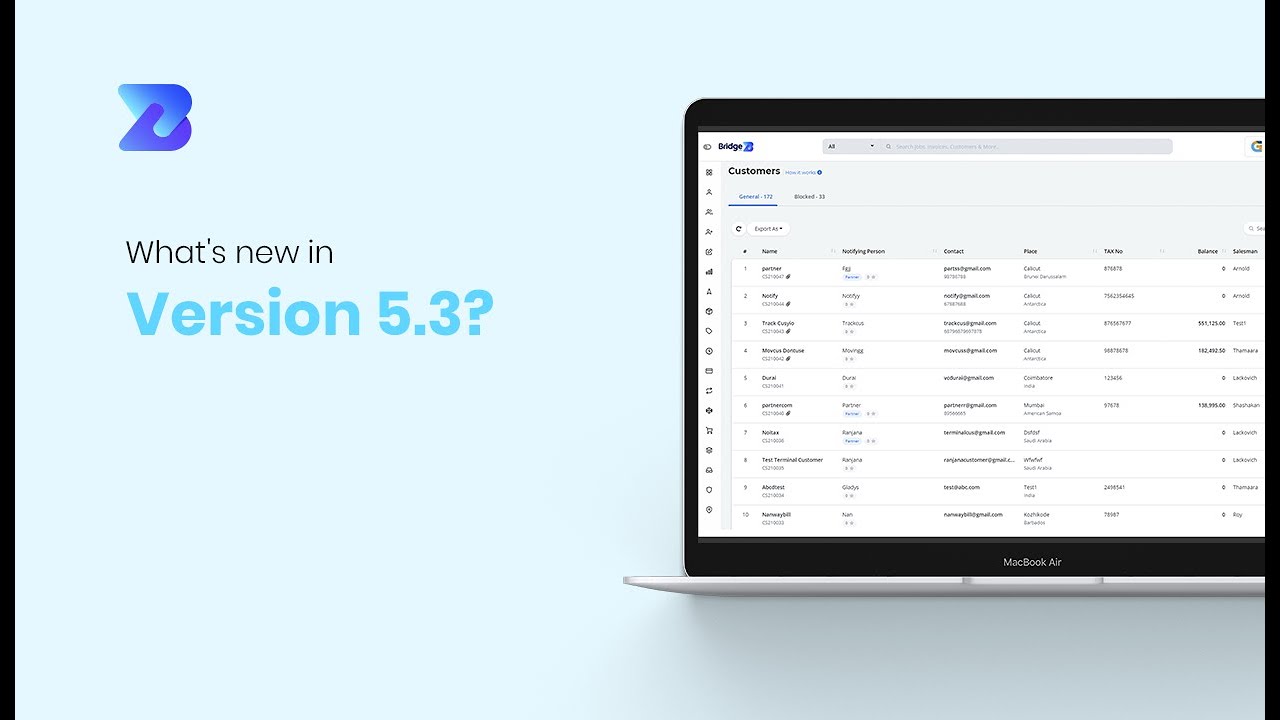 The new Bridge LCS Logistic Software Upgrade is here. Version 5.3 ...