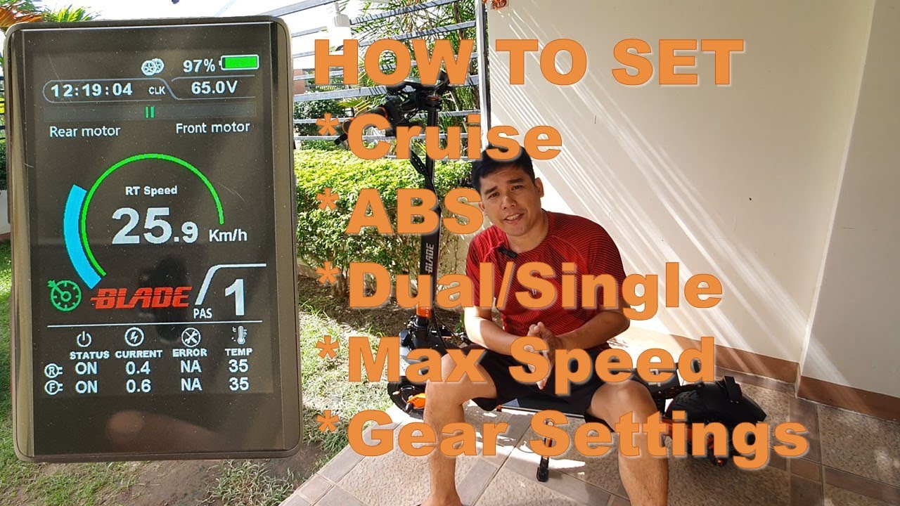 Blade GT Plus - TFT Display Info and Settings - YouTube