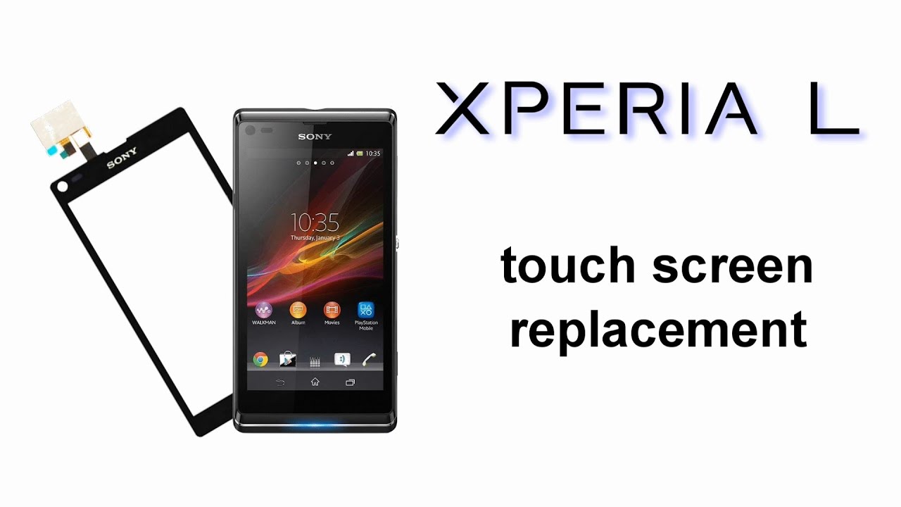 Sony XPERIA L Touch Screen Replacement, Digitizer, Glass - YouTube