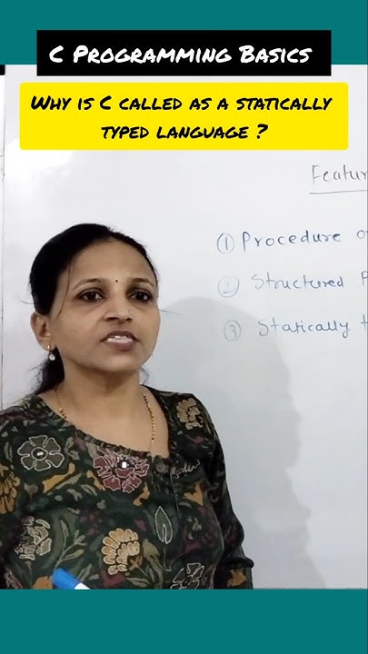 Why is C called a statically typed language? #shorts - YouTube