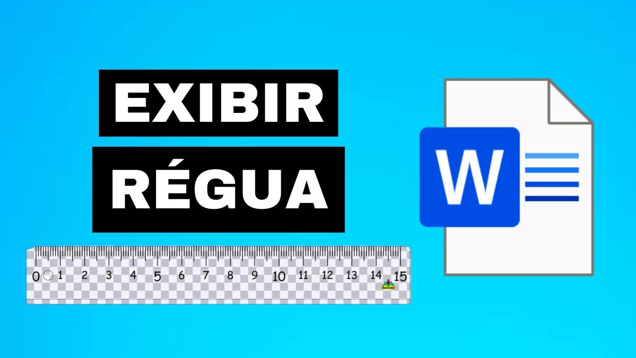 Como Colocar RÉGUA no Word de FORMA RÁPIDA e SIMPLES - YouTube