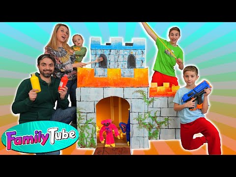 24H Pintando el Castillo de Carton anti Huggy