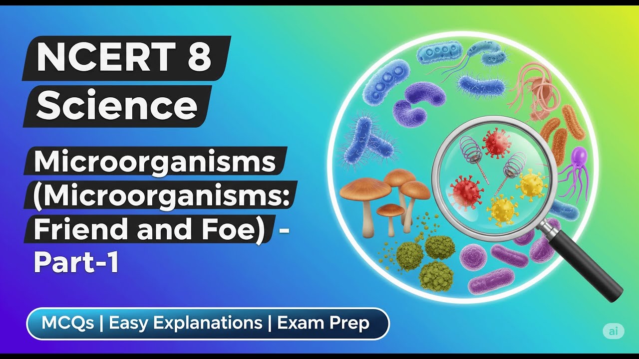 NCERT Class 8 Science Chapter 1: Microorganisms – Friend and Foe- Part ...