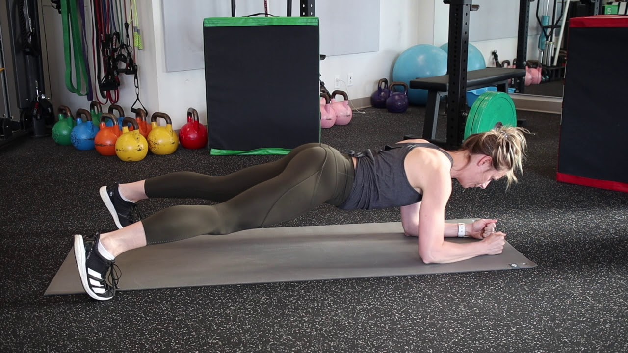 Lateral Plank Walkouts - YouTube