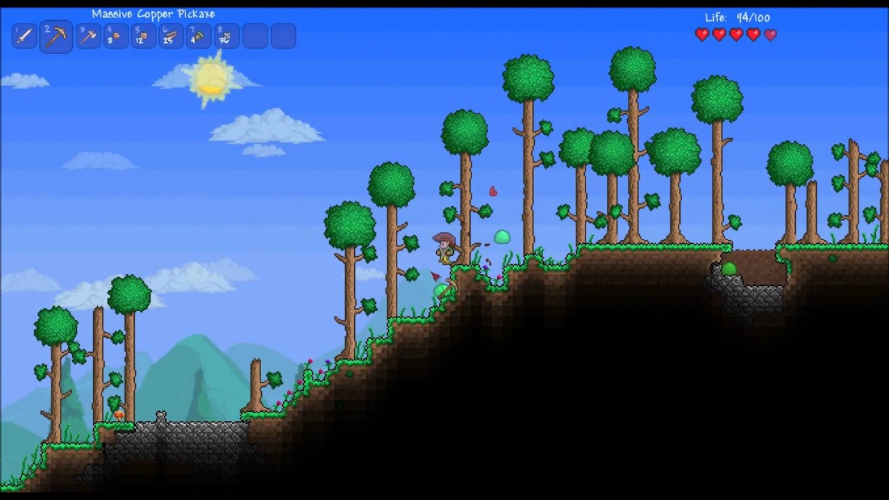 Terraria Hardcore Mode! Part 1 - YouTube