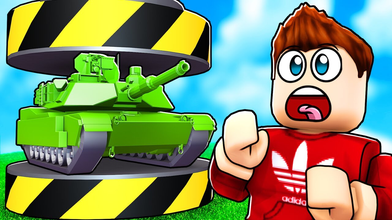 EXPERIMENT HYDRAULIKPRESSE vs. PANZER! (Roblox) - YouTube