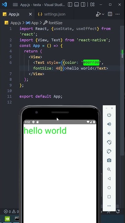 Cara Mengganti Warna Text di React Native - YouTube