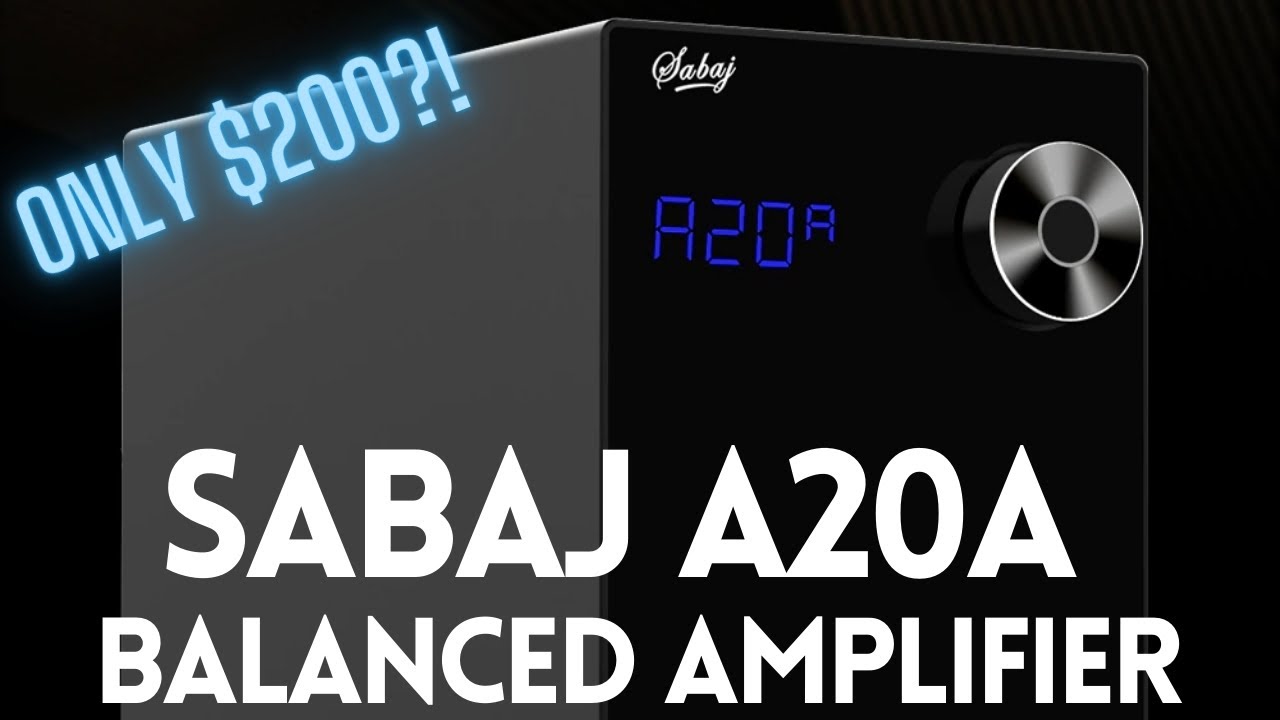A Balanced Amp for $200?! | Sabaj A20a Review - YouTube