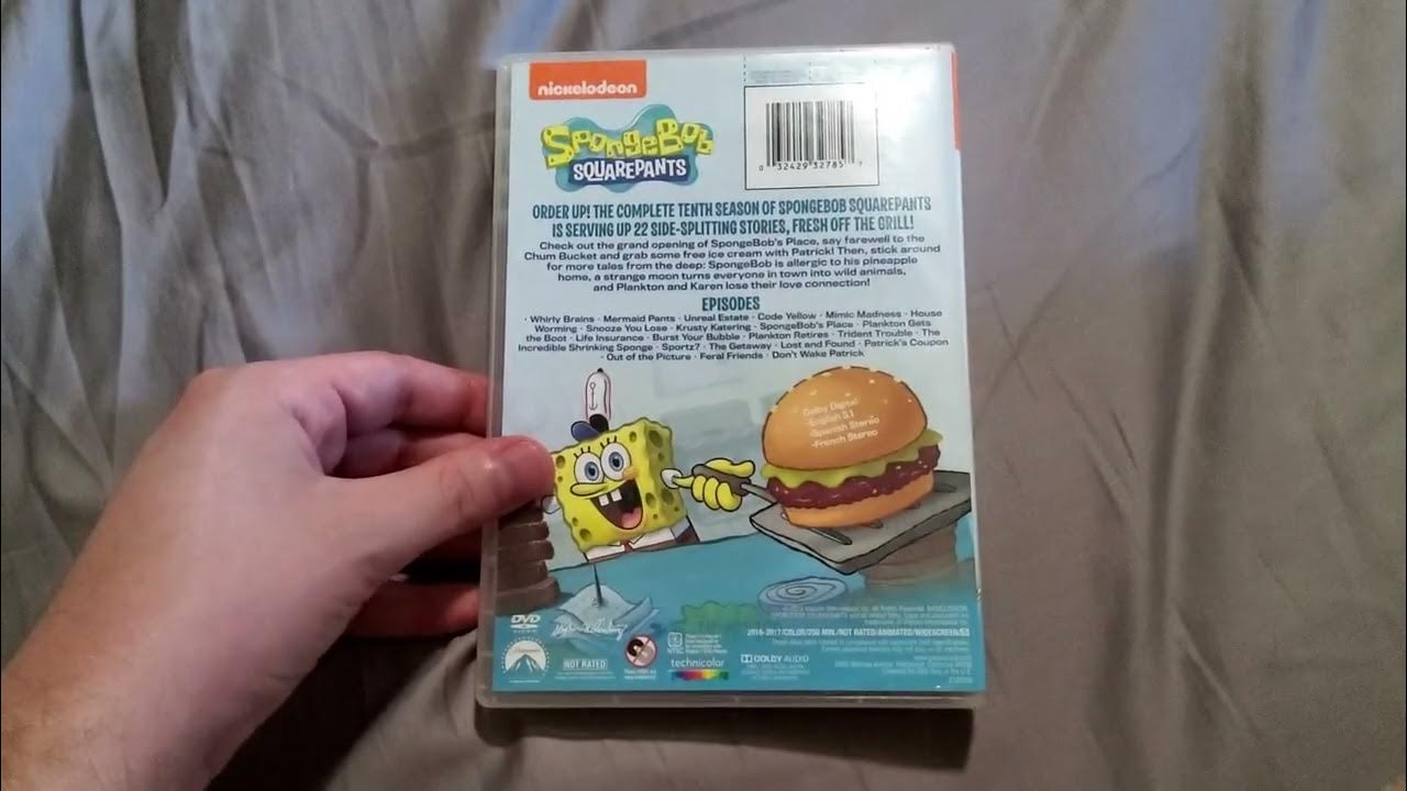 SpongeBob SquarePants: The Complete 10th Season (2016-2017) DVD Overview - YouTube