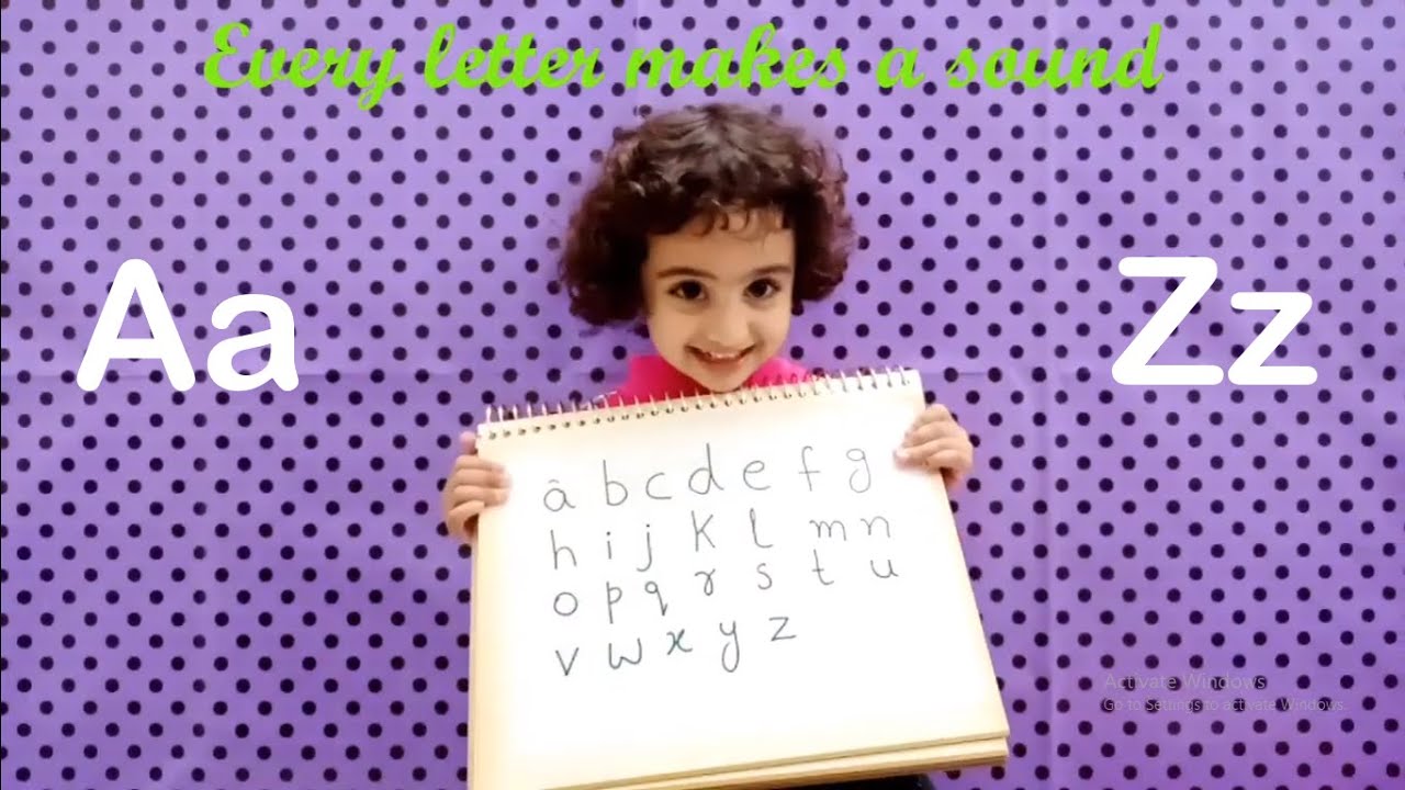 ABC Phonics | Alphabets with sounds for kids | every letter makes a ...
