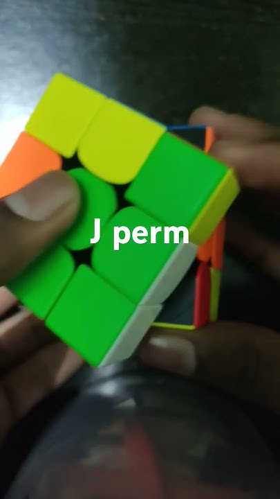 How to do J perm in 3x3 cube - YouTube