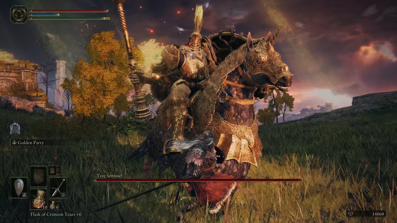 Elden Ring | Tree Sentinel | Golden Parry | No Damage - YouTube