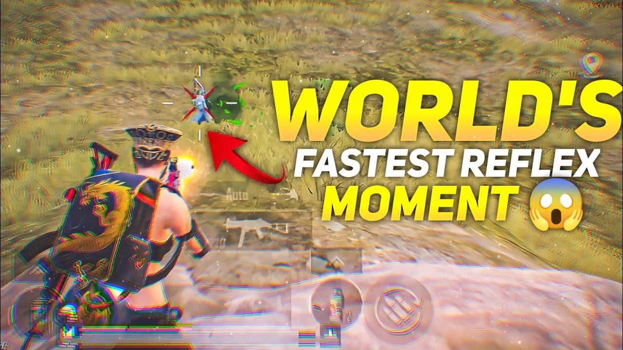 World's Fastest Reflex Moment 😱 |4Finger+Gyroscope BGMI Montage - YouTube