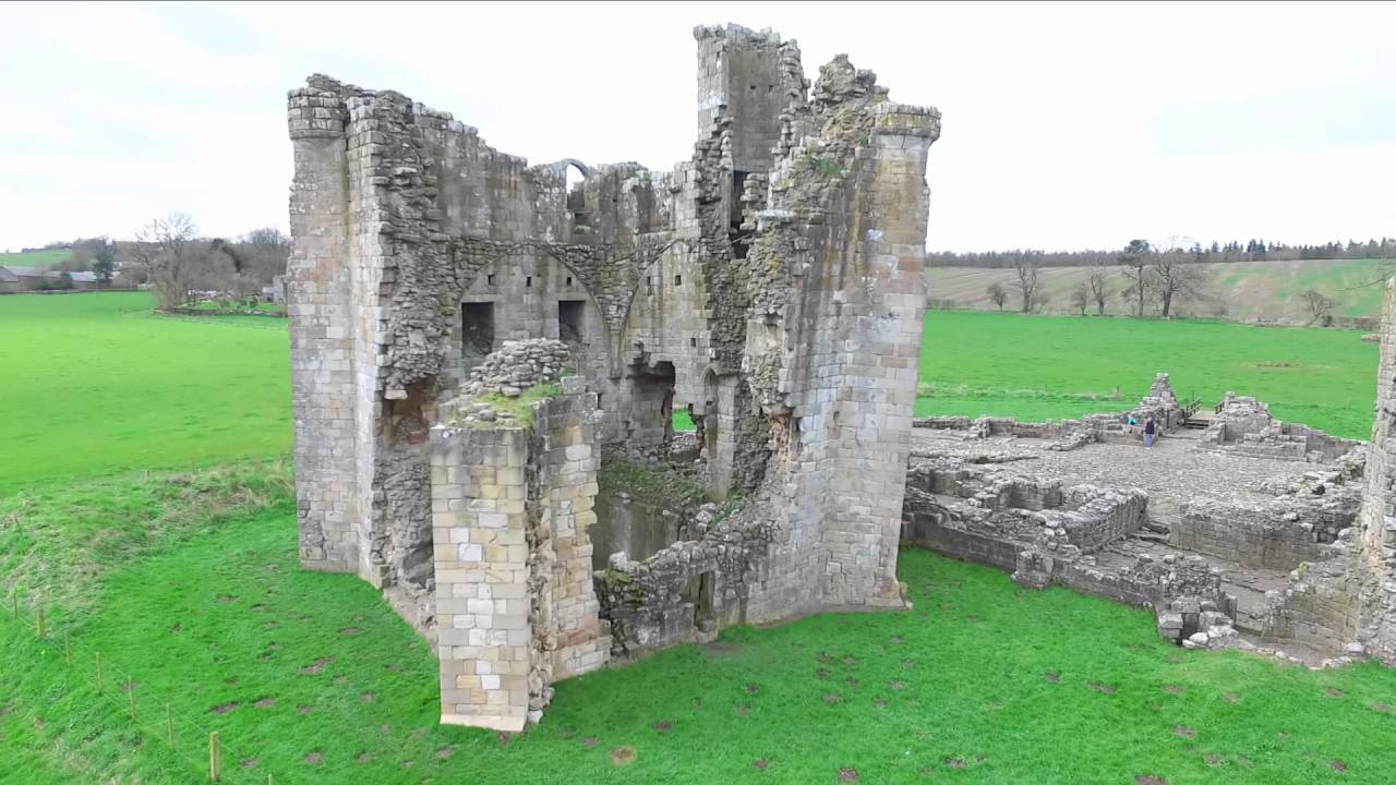 Edlingham Castle northumberland - YouTube