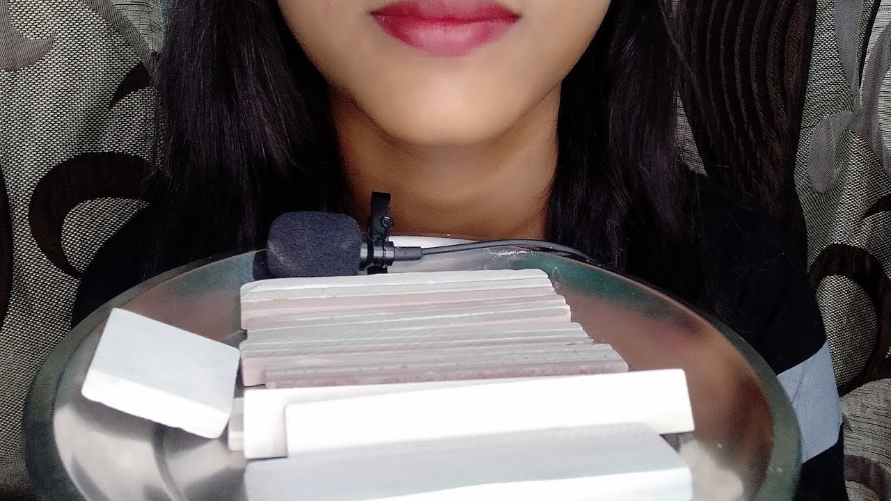{{ASMR}} crunch white slate items 🤤🤤 - YouTube