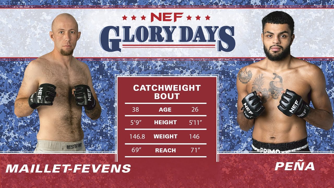 Edwin Pena vs Brandon Maillet Fevens - YouTube