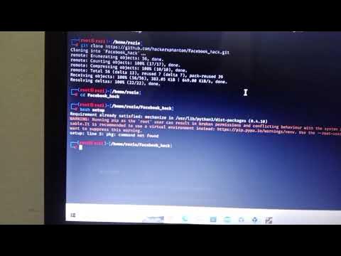 Facebook Brute Force hack - YouTube
