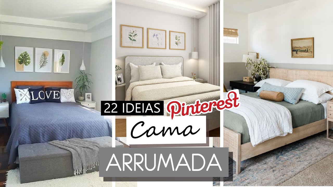 22 IDEIAS PINTEREST PARA ARRUMAR A SUA CAMA - Inspire se! - YouTube
