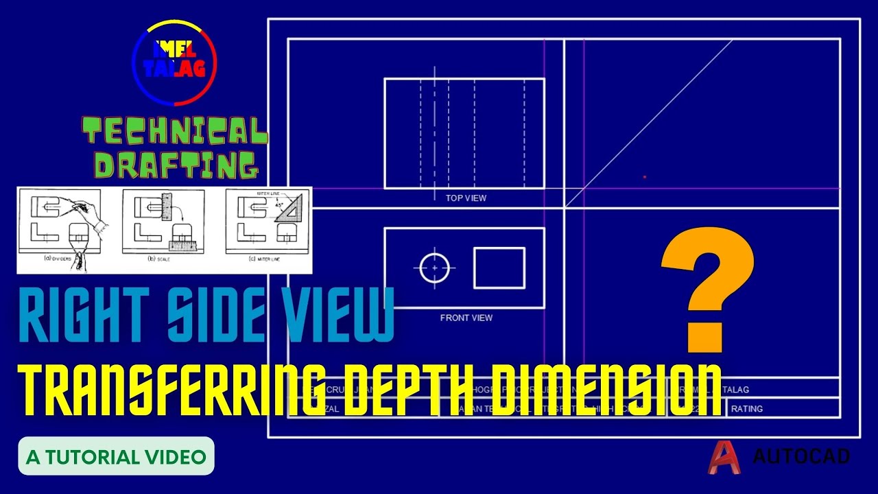 RIGHT SIDE VIEW | TRANSFERRING DEPTH DIMENSION. - YouTube
