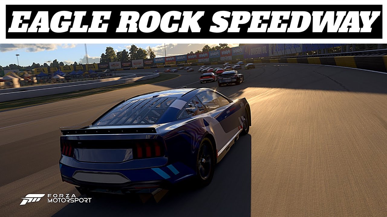 Forza Motorsport - First Time At Eagle Rock Speedway NASCAR - YouTube