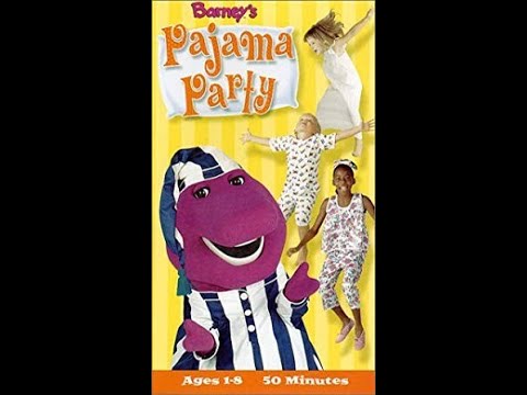 Opening To Barney's Pajama Party 2001 VHS