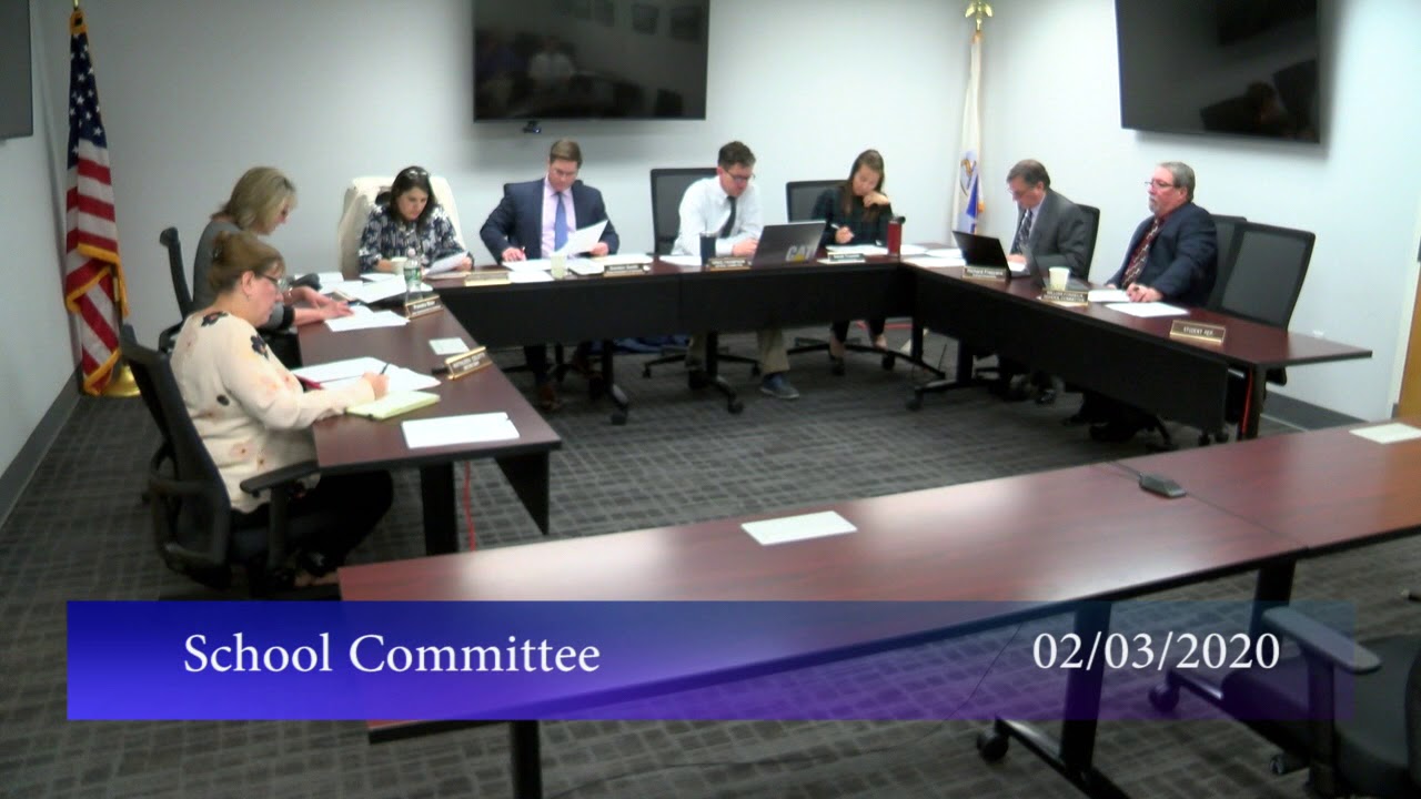 School Committee, February 3, 2020 - YouTube