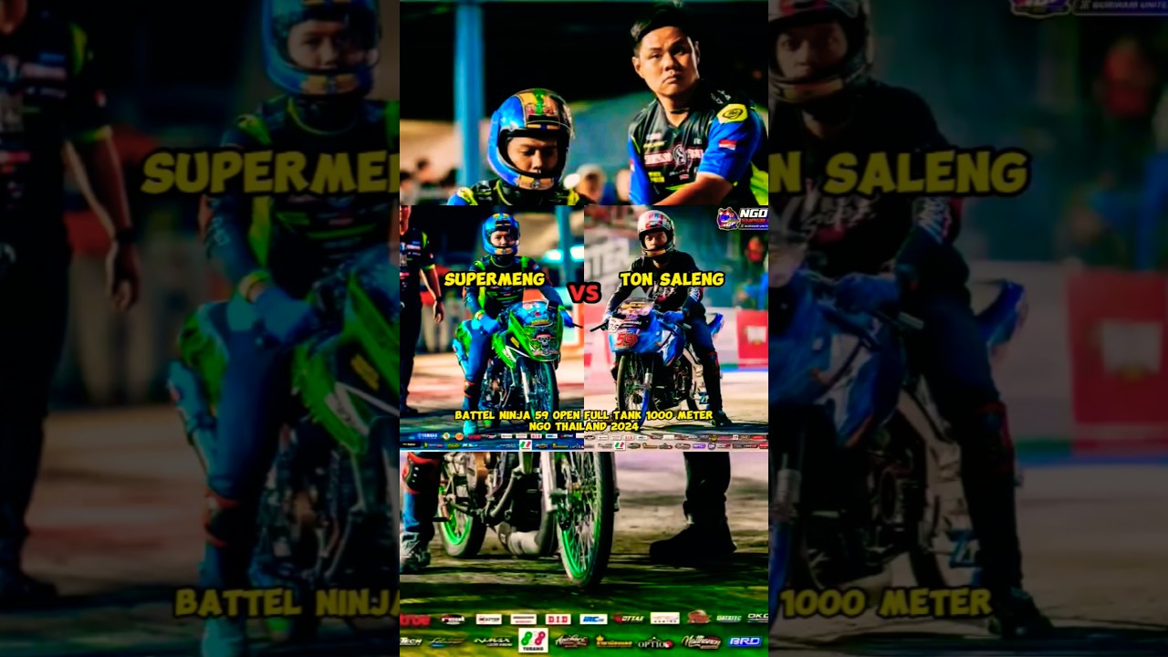 MOMENT SUPERMENG vs TON SALENG BATTEL NINJA 59 OPEN FULL TANK 1000 ...