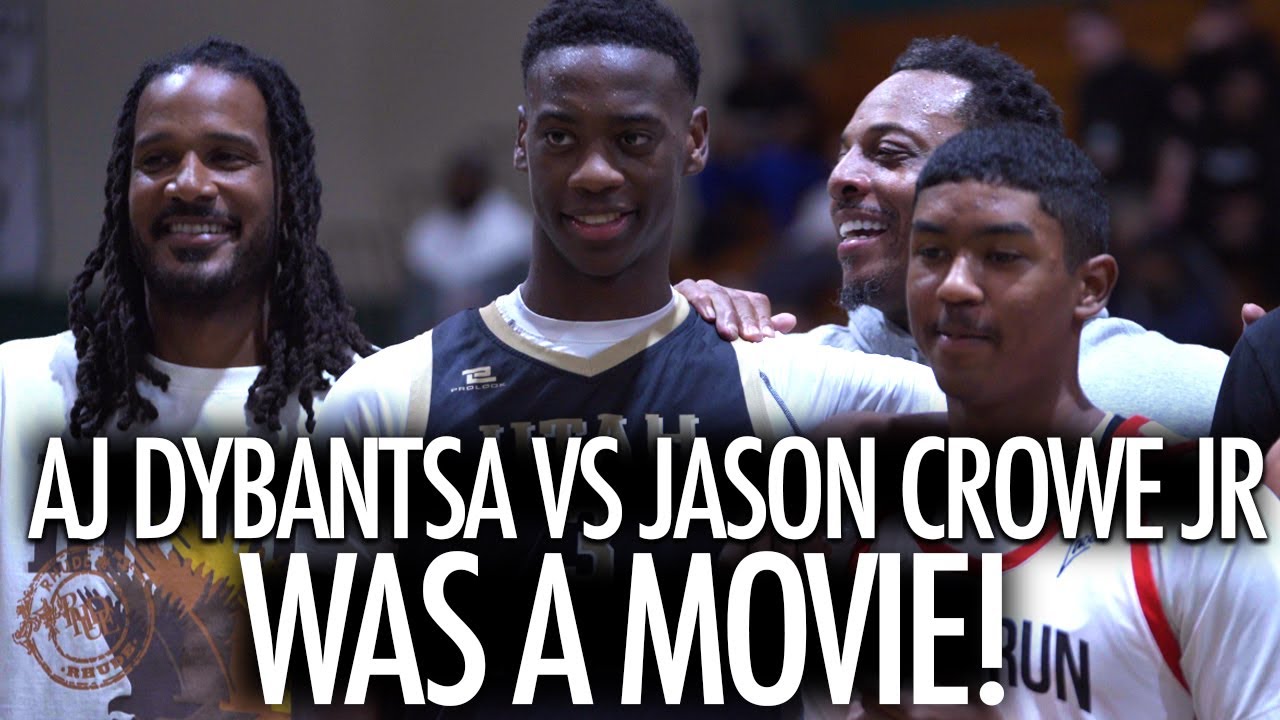 #1 Player AJ Dybantsa vs Inglewood Star Jason Crowe Jr. Mic'd Up! - YouTube