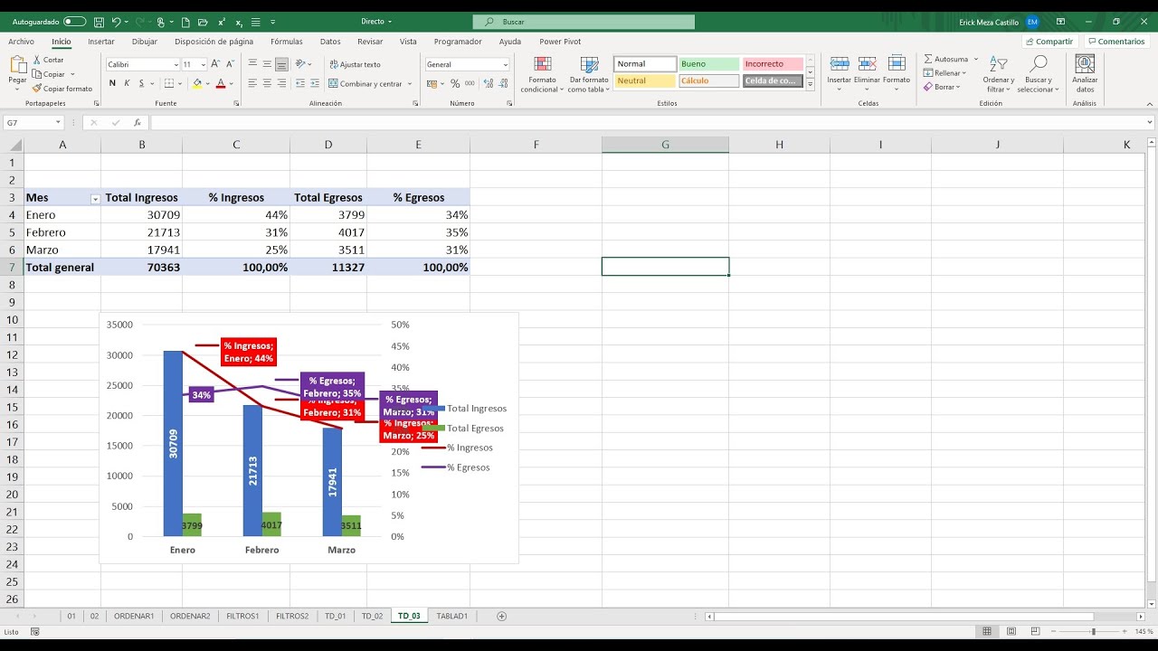 EXCEL 2019 - EJERCICIOS - YouTube