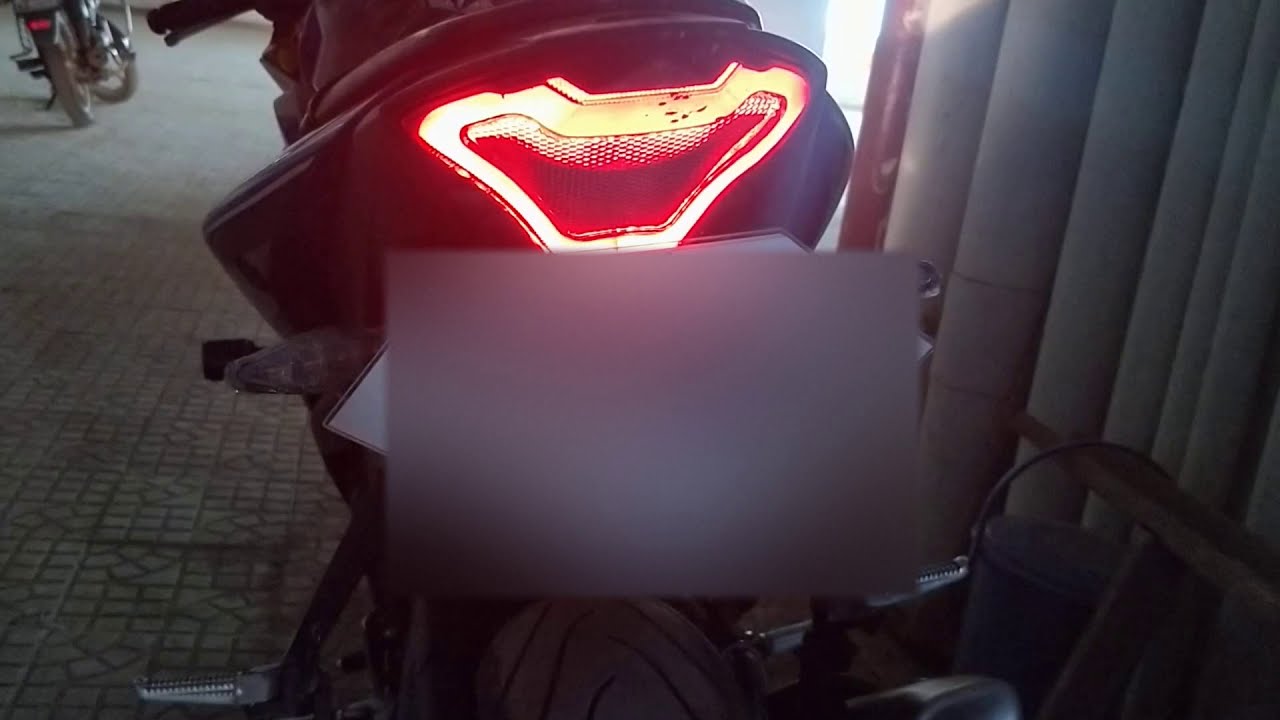 Yamaha R3 Tail Light Modification India - YouTube