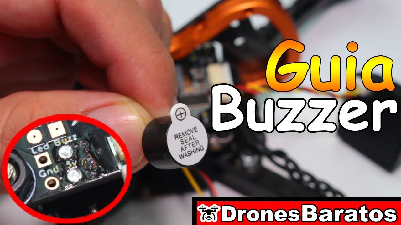 Como poner un Buzzer en un Drone de Carreras - Eachine Tyro99 Español ...