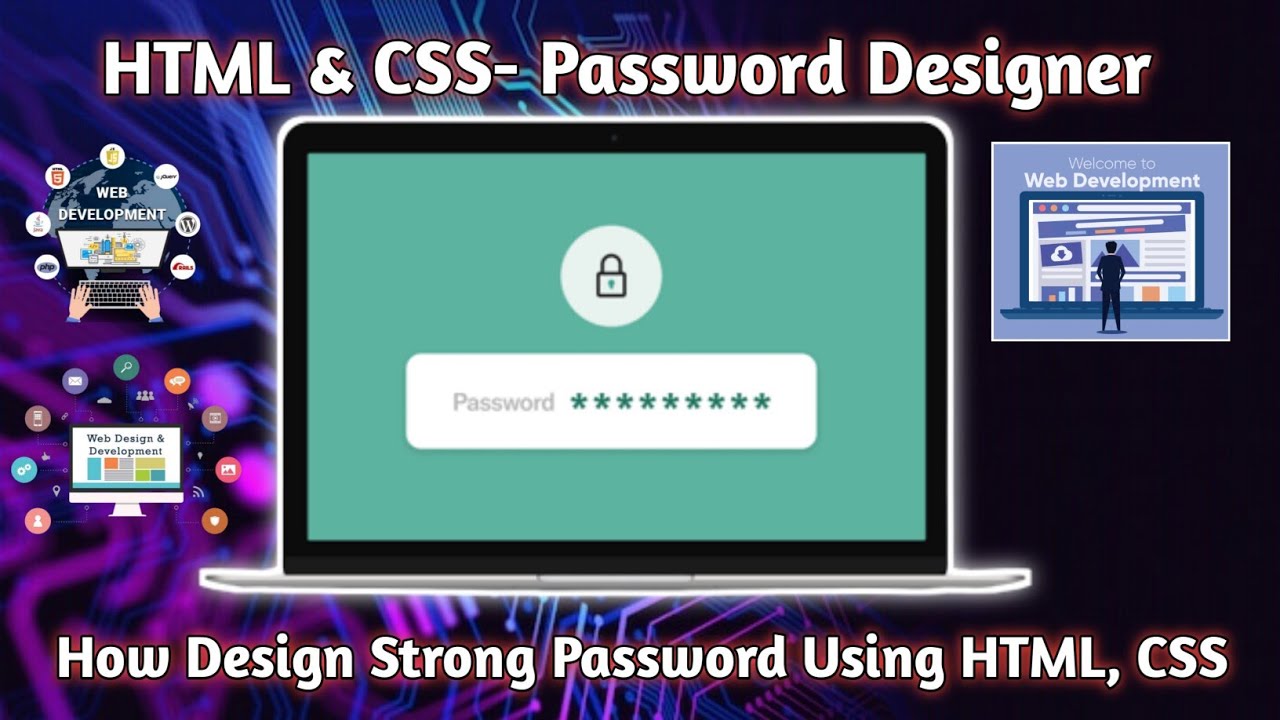 Html And Css Password Design Rajivyadav Rajeevyadav Rjtechgyan Html Css Webdevelopment Youtube 3230