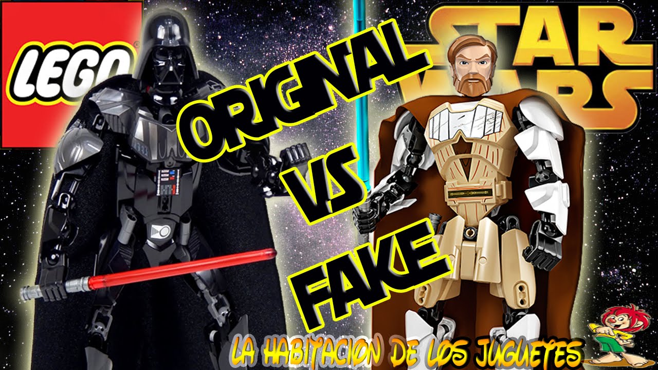 ORIGINAL VS FAKE, LEGO STAR WARS BUILDABLE FIGURES, FIGURAS PARA ...